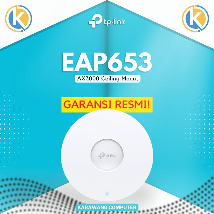 Jual TP LINK EAP653 AX3000 CEILING MOUNT WIFI 6 ACCESS POINT - Kab ...