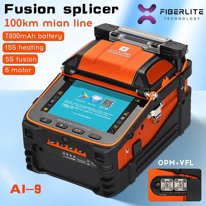 Promo Fusion Splicer Signal Fire AI-9 Fiber Optic 6 Motors / Splicer ...