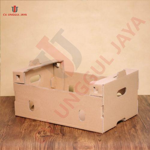 Jual kardus di cut packaging buah dus tenteng tempat sayur kardus ...