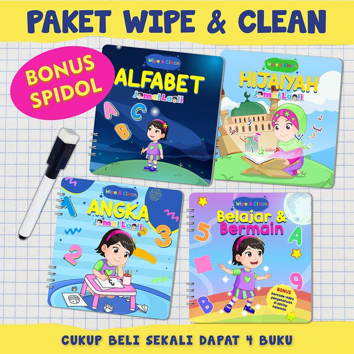 Jual Paket Bundle Buku Wipe Clean Jamal Laeli Series 2 - Buku Jamal ...