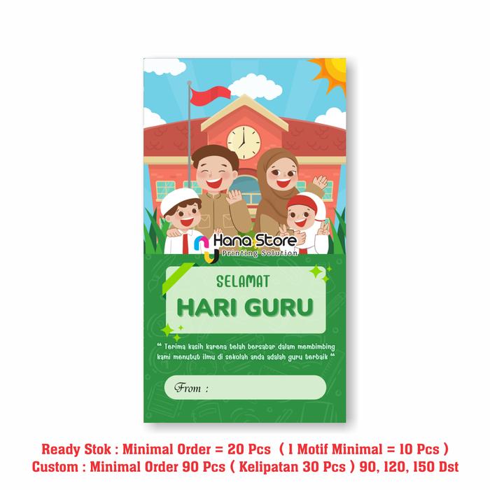 Jual Hang Tag TEACHER DAY - Gift Card - HangTag Hari Guru - Kartu ...