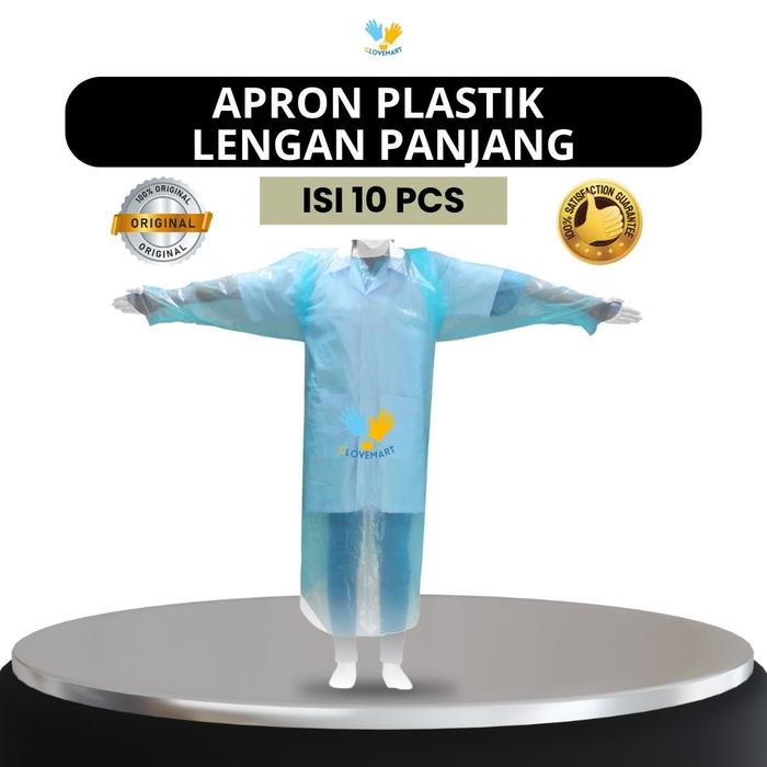 Jual Apron Plastik Lengan Panjang - Jakarta Barat - Glovemart | Tokopedia