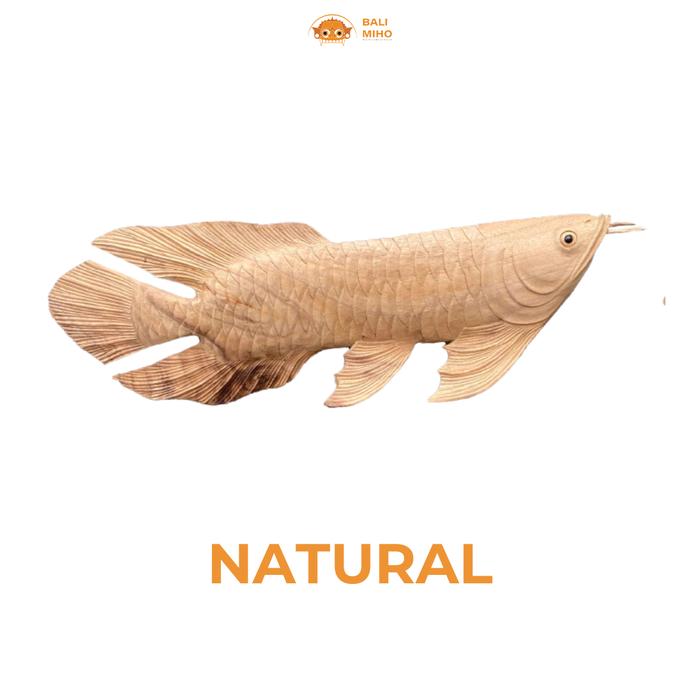 Jual Patung Ikan Arwana 50 cm - Pajangan Ikan Arwana - Patung Ikan Kayu ...