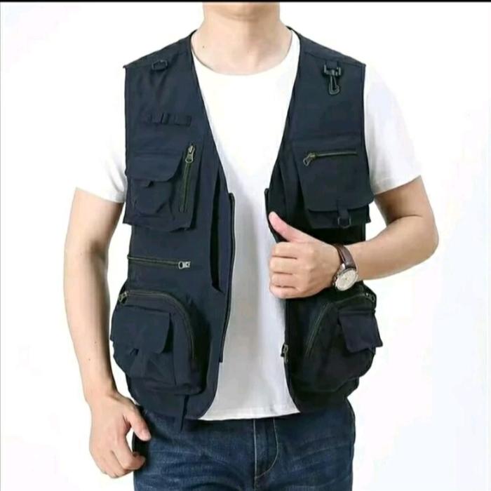 Jual Rompi vest pria / vest pria / vest / rompi tactical / rompi motor ...