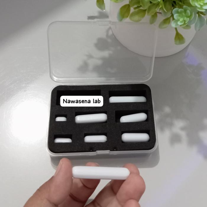 Jual Magnetic Stirrer Bar Set isi 8 pcs Mixed Size 0,5 cm - 4 cm PTFE ...