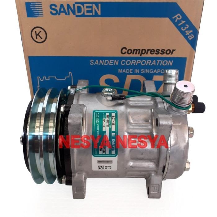 Jual Compressor Compresor Kompressor Kompresor AC SANDEN SD7H15 untuk Alat Berat Vibro Roller ...