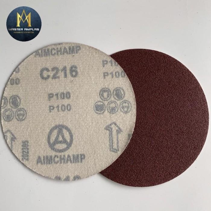 Jual Amplas bulat 5 Inch/amplas tempel/hookit disc Aimchamp - #240 ...