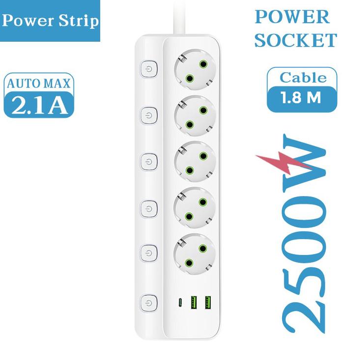 Promo Smart Stop Kontak Sultan USB Type C Terminal Sambungan Anti Panas ...