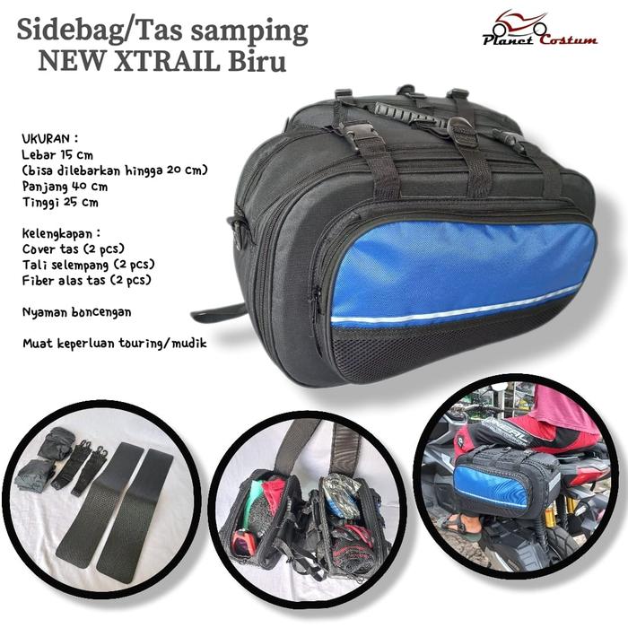 Jual LSSB6 sidebag motor matic bebek motorsport muat helm halfface ...