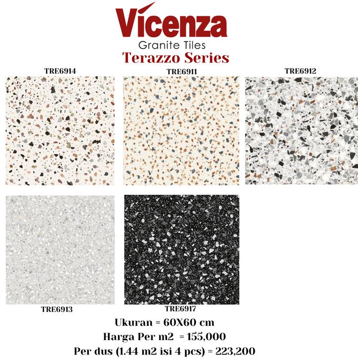 Jual Keramik/Granit/Granite Tile Lantai Dinding Motif Teraso Krem 60x60 - Jakarta Utara - Makmur ...