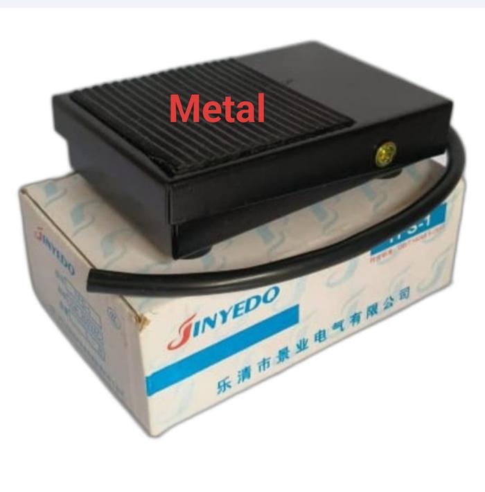 Jual FOOT SWITCH PEDAL KAKI FOOTSWITCH AC 220V upto 380V 10A 1NO 1NC ...