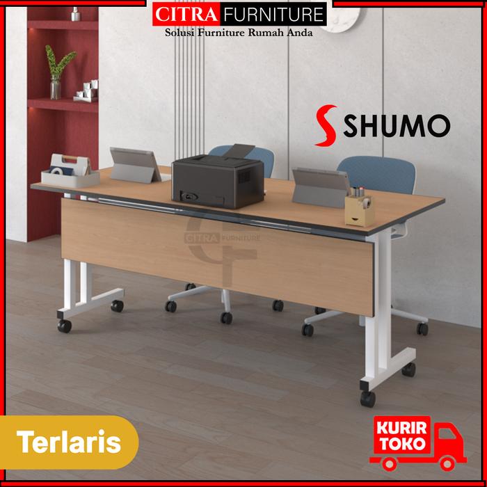 Promo SHUMO Mobile Training Folding Table Panel Modesty Denver Series ...