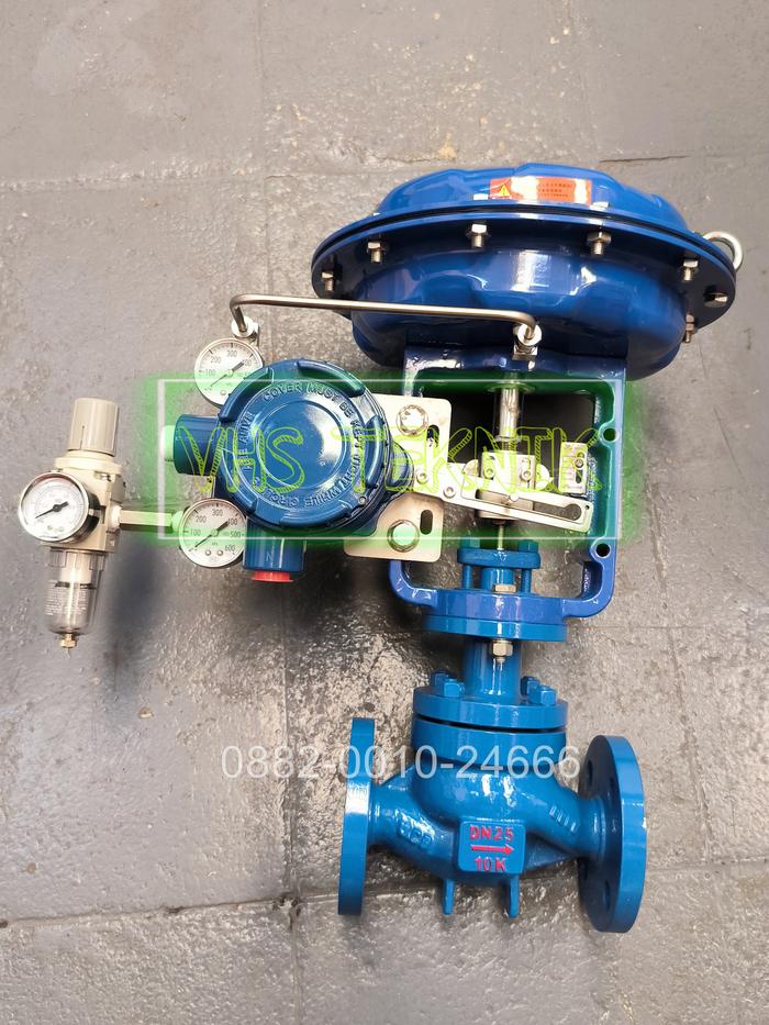 Jual DIAPHRAGM CONTROL VALVE DN25 JIS10K 1" POSITIONER AZBIL AVP300 ...