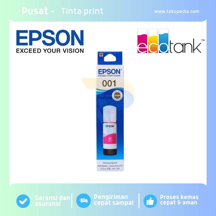 Jual Tinta Epson 001 Original Printer L4150 L4160 L6160 L6170 L6190 ...