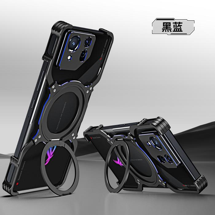 Jual Aluminum Alloy Magnetic Frameless Phone Case For ASUS ROG 8 Pro ...