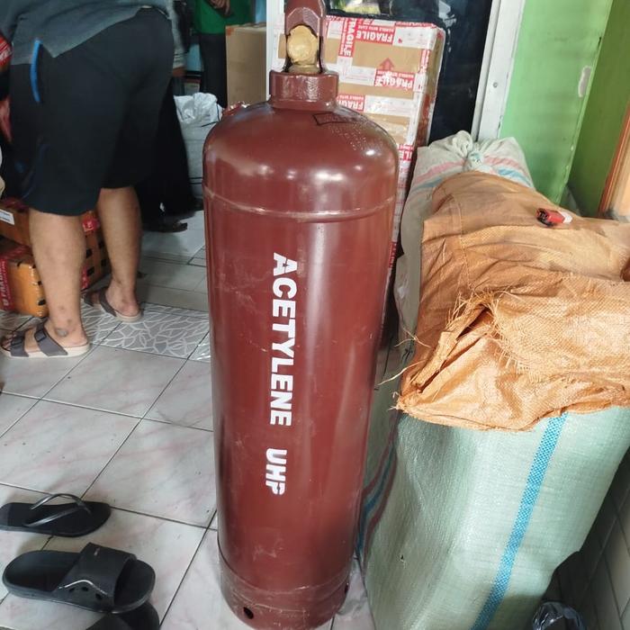Jual Tabung Gas Acetylene UHP 40L C2H2 - Acetylene Lab Api Biru - 5 KG ...