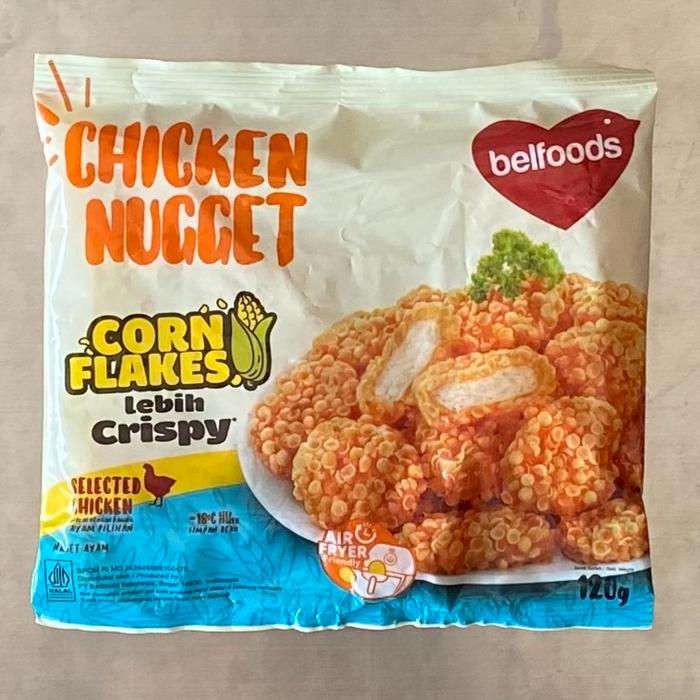 Jual Belfoods Chicken Nugget Corn Flakes / Nugget Crispy Lapis ...