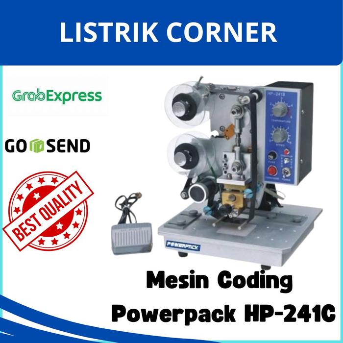 Jual Mesin Coding Cetak Expired Date Otomatis HP 241 C POWERPACK HP241 ...