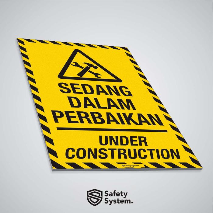 Jual Safety Sign K3 Rambu PVC Safety Sign K3 Rambu Konstruksi Sedang ...