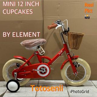 Jual sepeda anak perempuan mini element cupcakes 12 inch new model ...