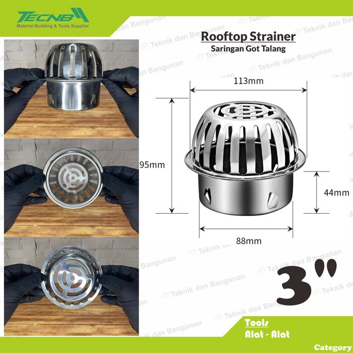 Jual Sargot Talang Roof Drainer Anti Bocor Saluran Pembuangan Air Atap ...