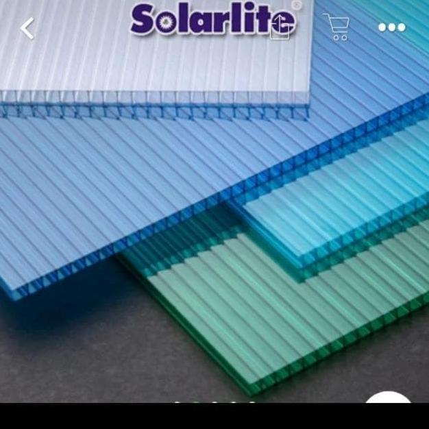 Jual Atap polycarbonate solarlite 5mm UV protection garansi pabrik ...