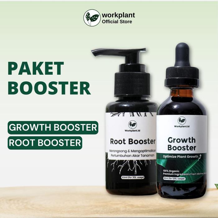 Promo Paket Booster Tanaman - Pupuk Untuk Pertumbuhan Daun Batang Dan ...