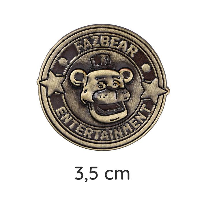Jual pin besi five nights at freddy's badge fazbear security - 13 ...