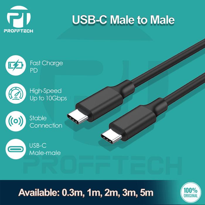 Jual USB Type-C 3.1 Male to male Cable 30cm, 1m, 2m, 3m, 5m - 5 meter ...
