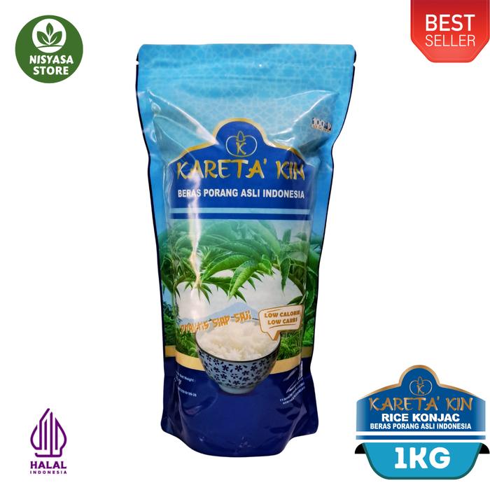 Jual beras porang KARETA' KIN 1KG konjac shirataki rice bukan fukumi ...