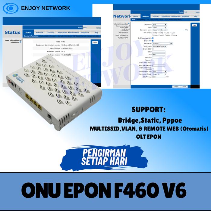 Jual ONU EPON ZTE F460 V6 DENGAN ADAPTOR - Blue tnp adaptr - Kab ...