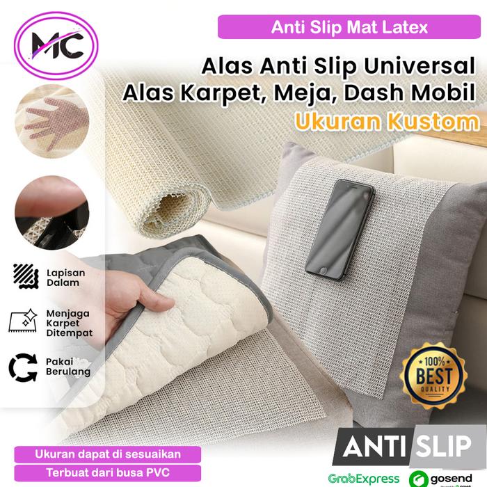 Jual Alas Anti Slip Kasur Lantai Lapisan Bawah Karpet PVC Dash Mat ...