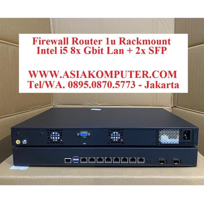 Jual Server 1u Rack i5 Firewall PFSense UTM 8LAN 8 LAN SFP Router OPNSense Rackmount - 8Lan2SFP ...