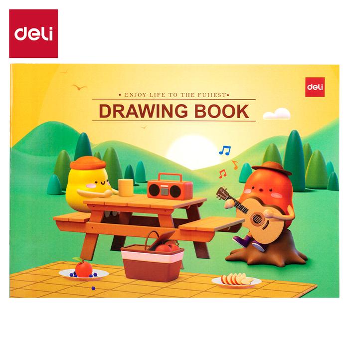 Jual Deli Buku Gambar / Drawing Book 20 Lembar EN080 - 1 - Kab ...