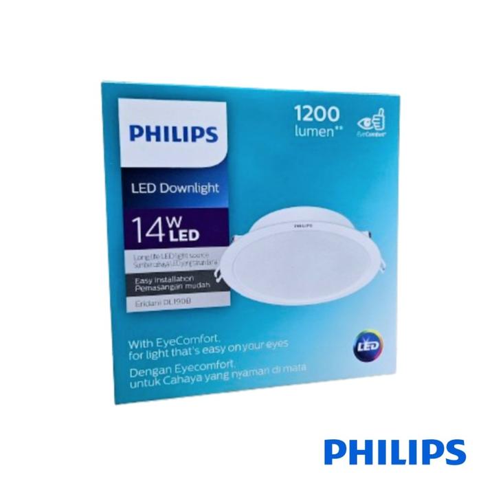 Jual PHILIPS ERIDANI DL190B LED 14W 14 W 14WATT 14 WATT PUTIH 6500K 6 ...