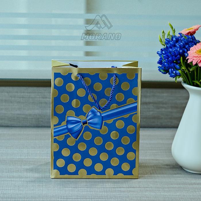 Promo Paper Bag Pita Polkadot Tas Belanja Goodie Bag Souvenir Bag Tas ...