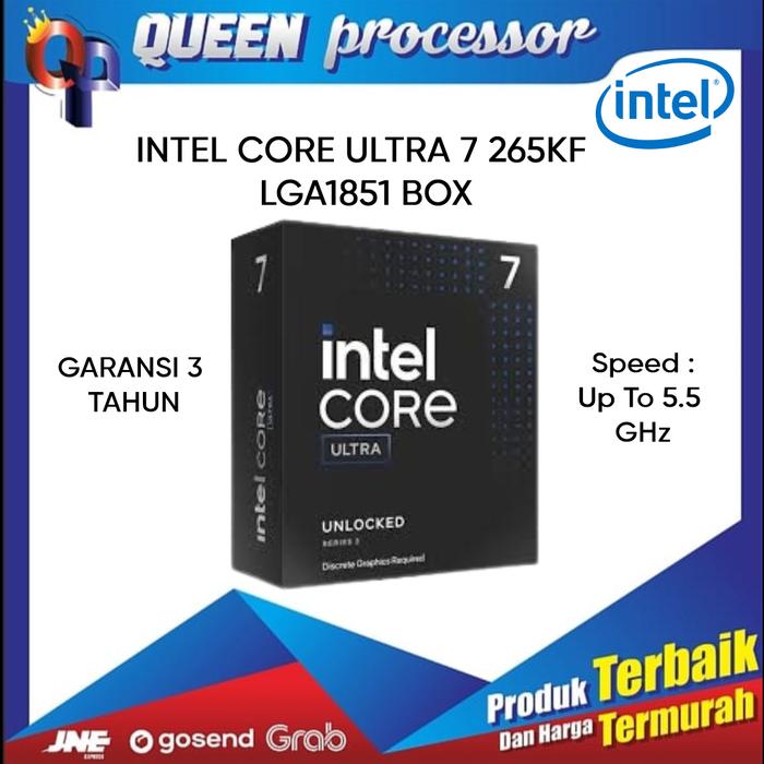 Jual Processor Intel Core Ultra 7 265KF Up To 5.5 GHz LGA1851 Box ...