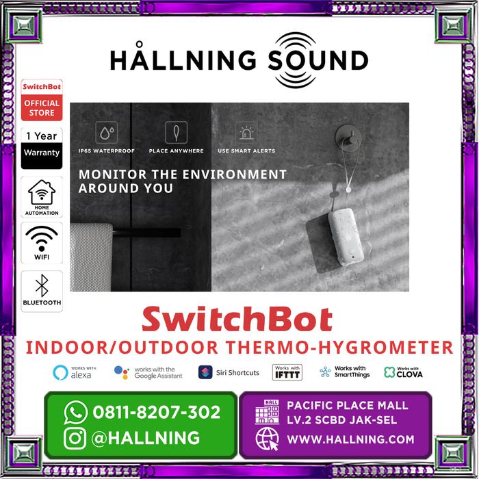 Promo SwitchBot IP65 Indoor Outdoor Hygrometer Thermometer Wireless - Jakarta Selatan - Hallning ...