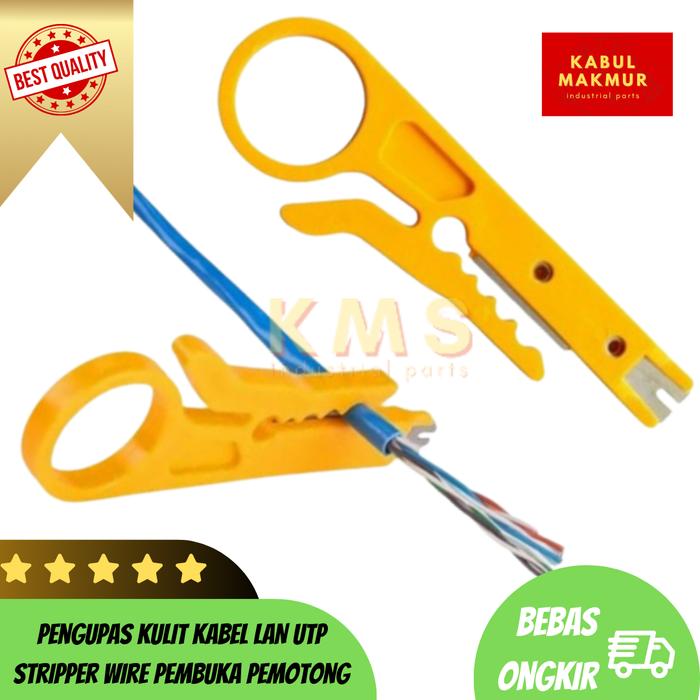 Jual Pengupas Kulit Kabel LAN UTP Stripper Wire Pembuka Pemotong - Kota ...