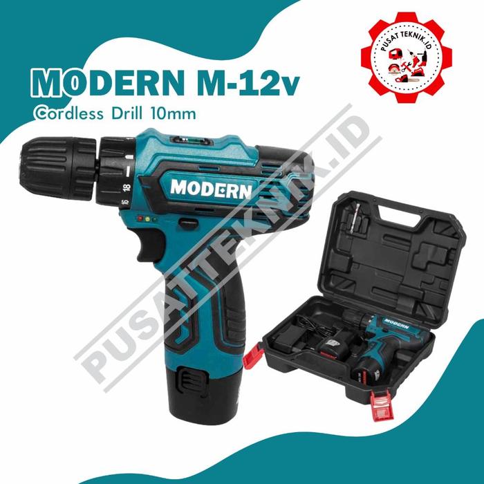 Jual BARU MODERN M12V MESIN BOR BATERAI 10MM MODERN M 12V - Kota ...