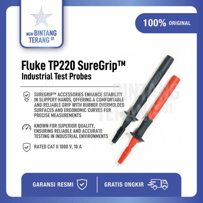 Promo Fluke TP220 SureGrip Industrial Test Probes - Jakarta Barat - new ...