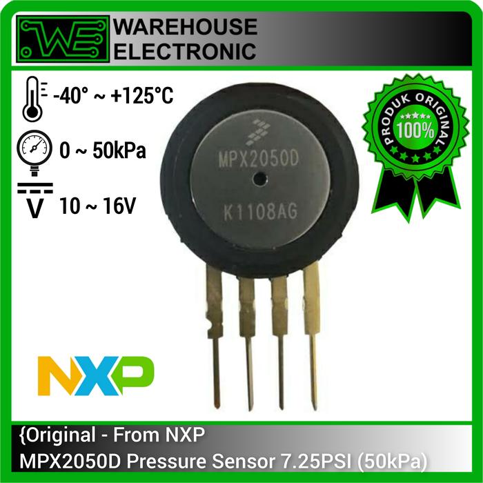 Jual MPX2050D Sensor Tekanan - ORIGINAL NXP Pressure Sensor mpx 2050d ...