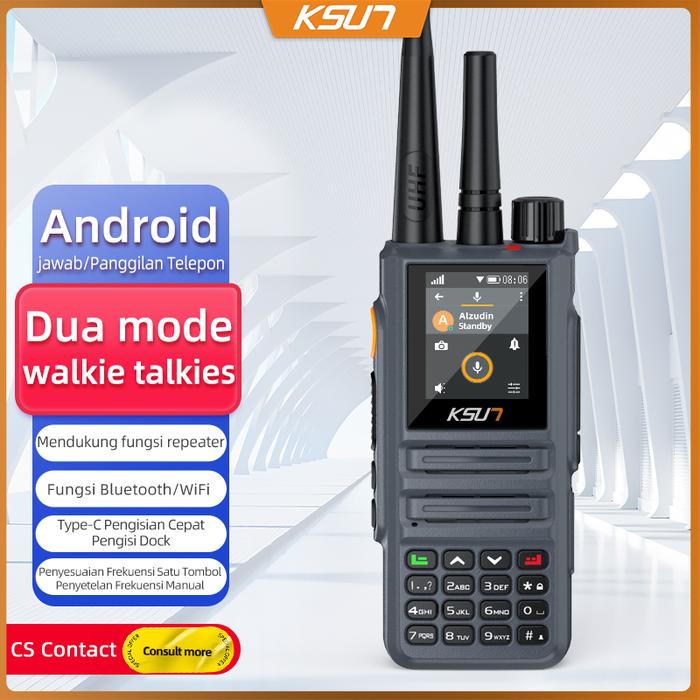 Jual KSUN ZL8668 4G Kompatibel Dengan POC Zello App POC+Analog Dual ...