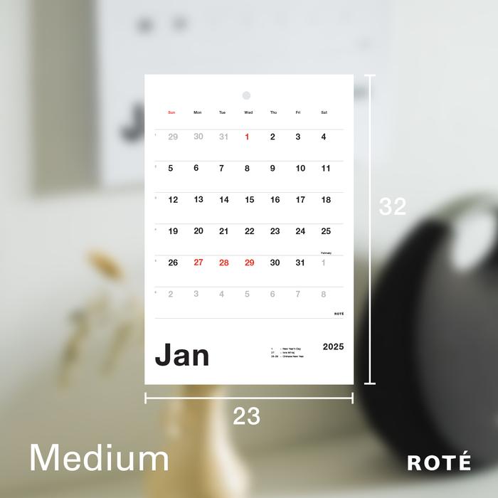 Jual Kalender dinding calendar planner aesthetic kalender jumbo wall ...