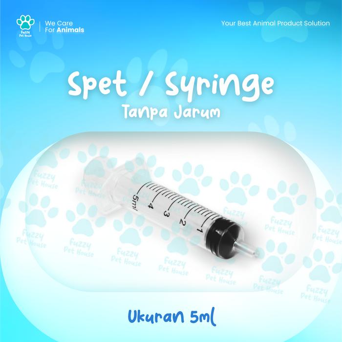 Jual Spuit 1 3 dan 5 ml untuk Vitamin & Obat Kucing Anjing Spet 1 3 dan ...