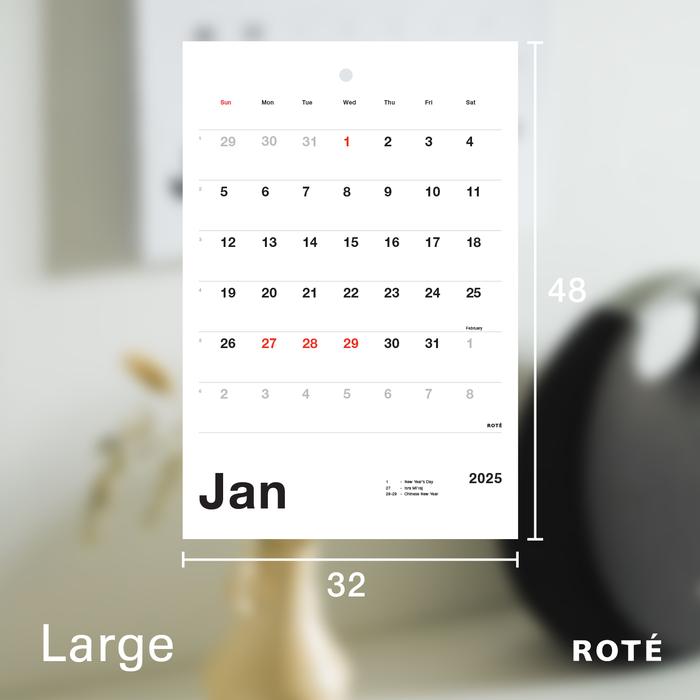 Jual Kalender dinding calendar planner aesthetic kalender jumbo wall ...