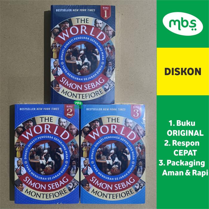 Jual PAKET BUKU THE WORLD (JILID 1,2,3) - Dinasti-Dinasti Penguasa ...
