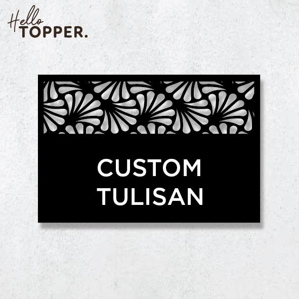 Jual Custom Tulisan Sign Board Akrilik UV Print Tanda Nama Pintu ...