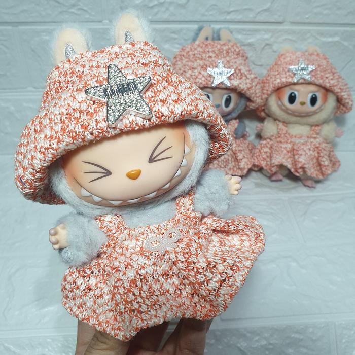 Promo READY STOCK !!! Outfit Baju Boneka Labubu 17 cm Upset Duck ...
