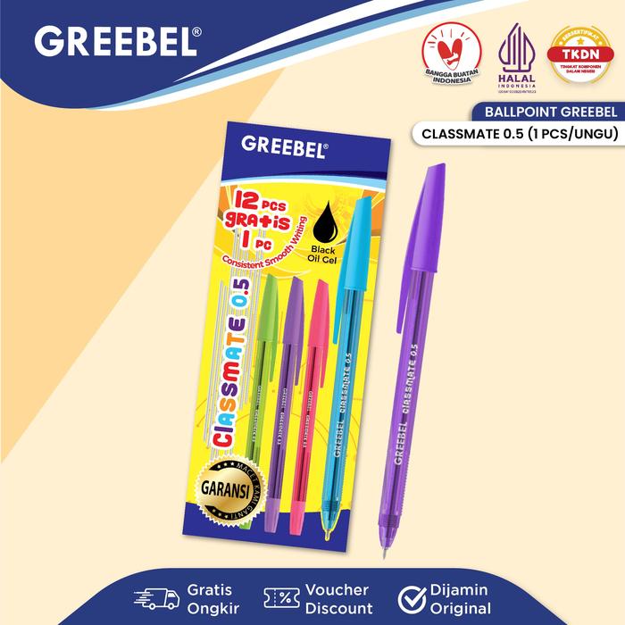 Promo GREEBEL PULPEN CLASSMATE,POPLINE,TRENDEE 0.5 (1 PCS)/Pen/Pulpen ...